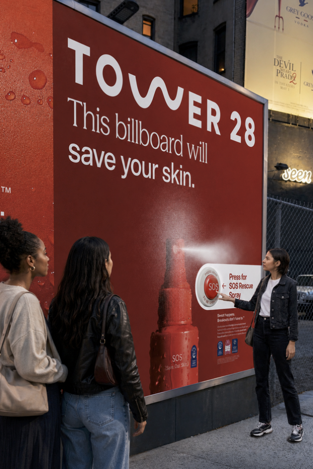 Tower 28 billboard, NYC