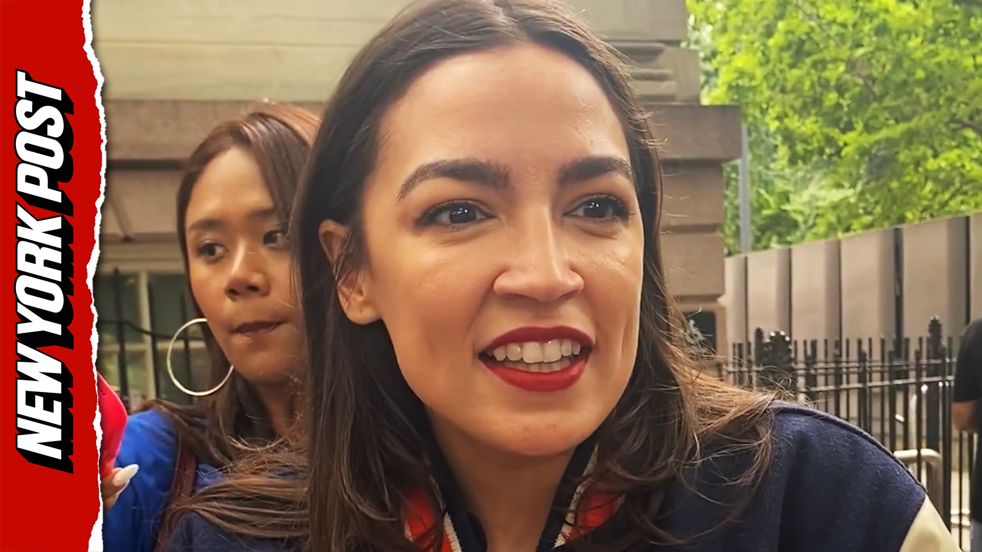 AOC talks Knicks with the NY Post as she heads to the parade
