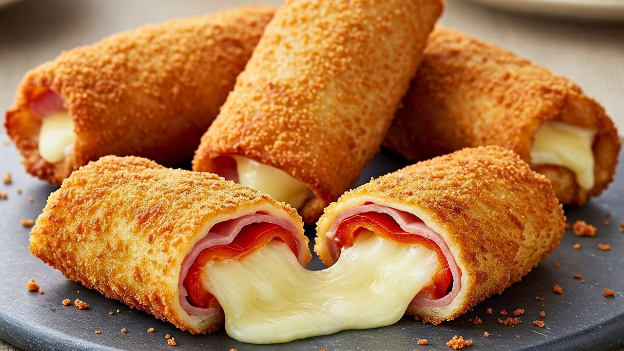 Rollitos De Jamon con Queso
