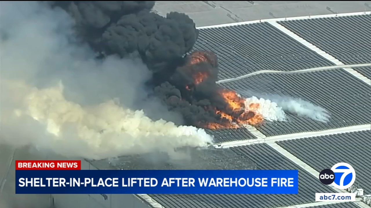 Shelter-in-place ordered after massive fire at commercial building in ...