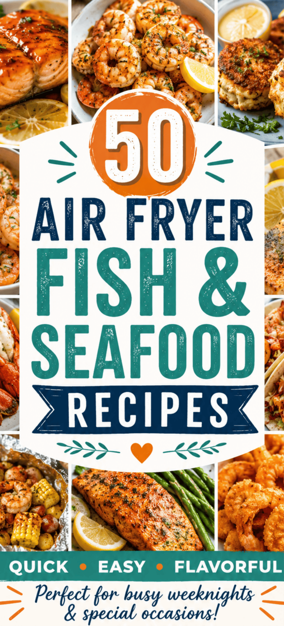 50 air fryer fish and seafood recipes