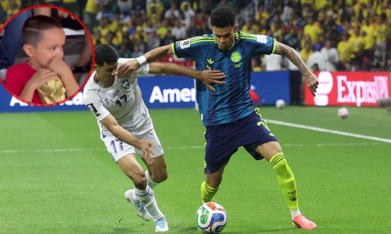 Niño llora porque perdió su selección y aficionados colombianos lo ...