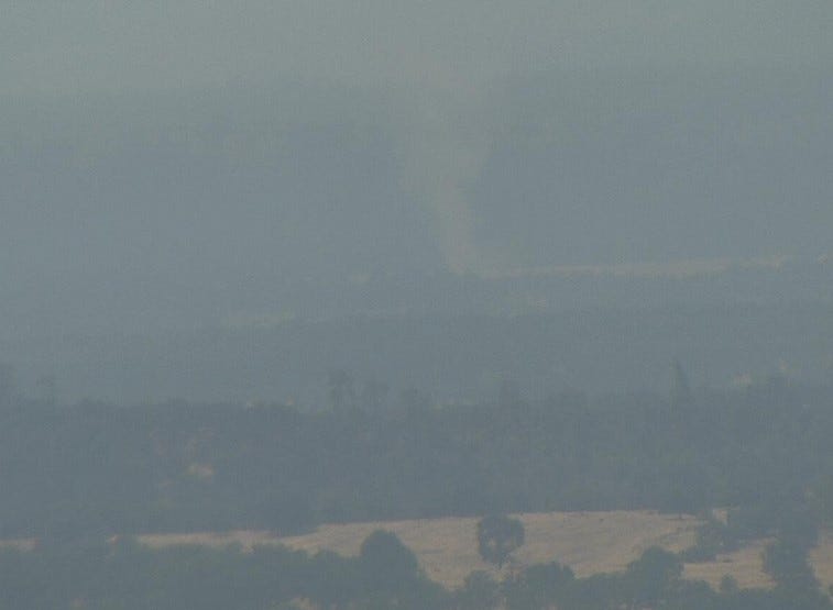 Buggy fire spread stopped near Whitmore
