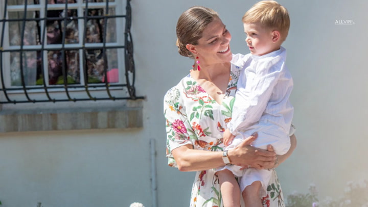Princess Victoria shines in her most elegant evening gown ensembles