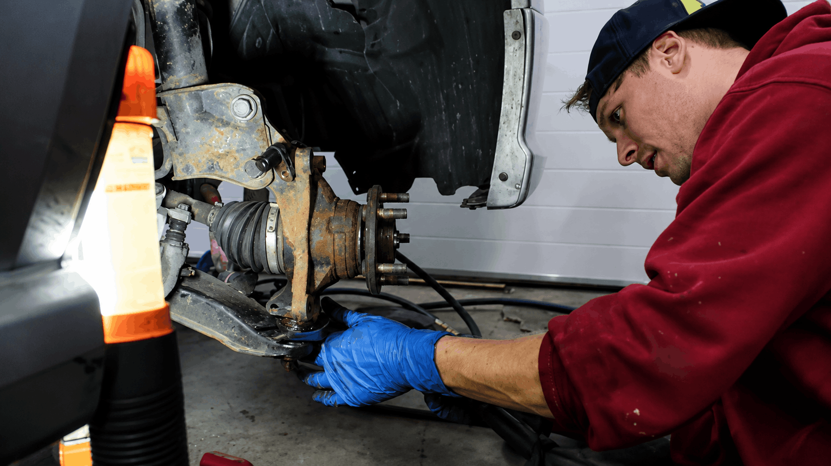 WRX ball joint installation puts car tools to the test