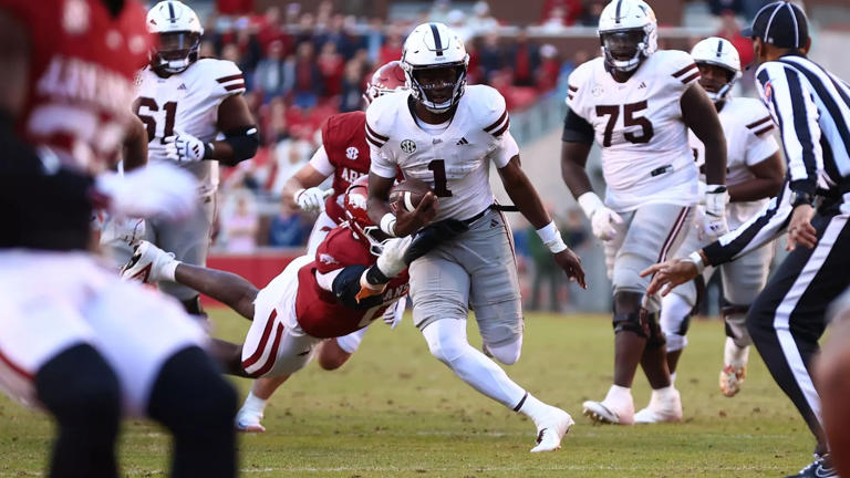 Mississippi State QB KaMario Taylor attending Manning Passing Academy