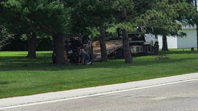 Person killed after crashing on Knoxville Road in rural Milan
