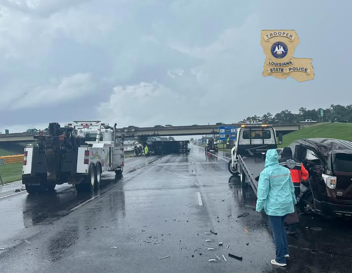 State police respond to multiple vehicle crashes on Interstate 10 in ...