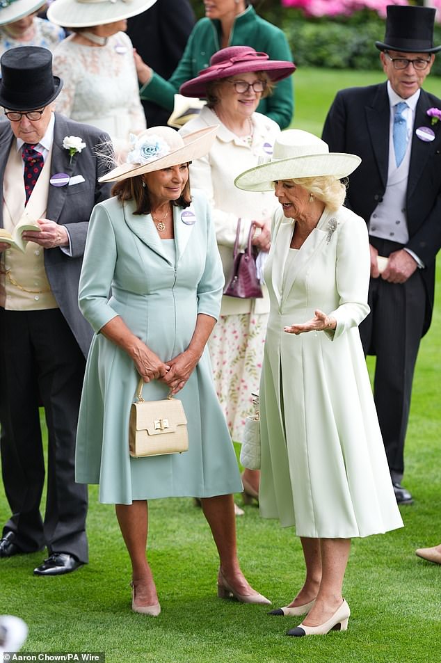 Carole Middleton rewears dress from Meghan and Harry's wedding