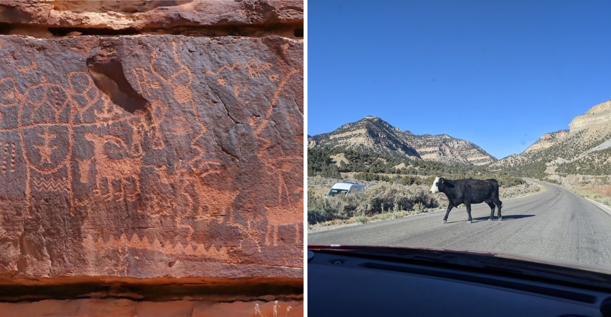 This Utah canyon has over 10,000 ancient rock art images and almost ...