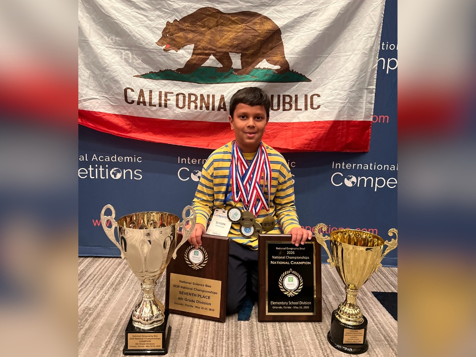 Fremont 4th grader repeats as National Geography Bee champion