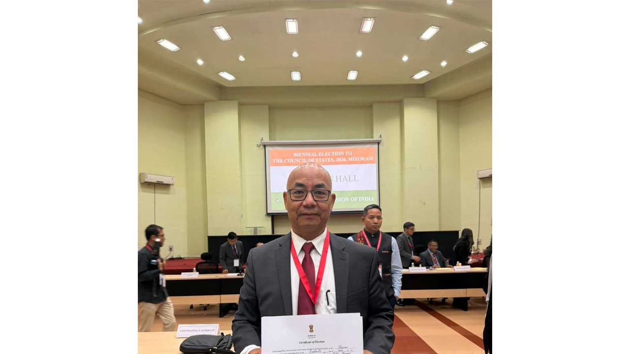 Mizoram: ZPM's K Laltluangkima wins first-ever Rajya Sabha seat