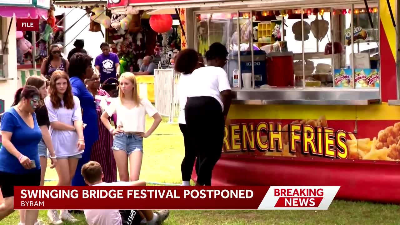 Weather postpones Swinging Bridge Festival