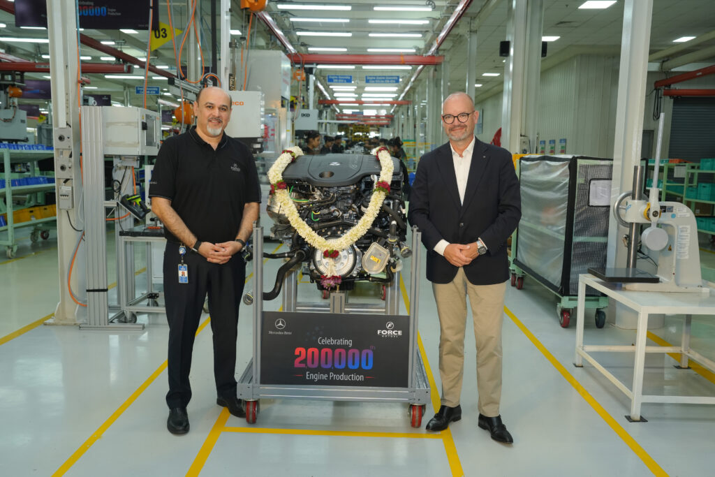 Force Motors rolls out 200,000th Mercedes-Benz engine in India