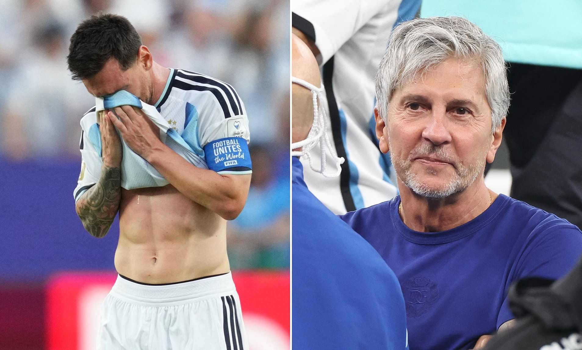 Lionel Messi breaks silence on father Jorge's health after radio host ...