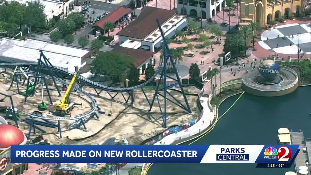 Construction crews battle heat as work continues on Universal Orlando ...