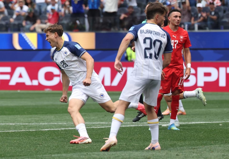 Suiza golea a Bosnia en el Mundial