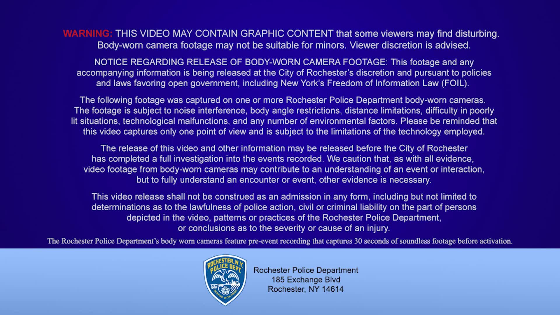 RPD: Body-worn camera released after shotgun, knife altercation in ...