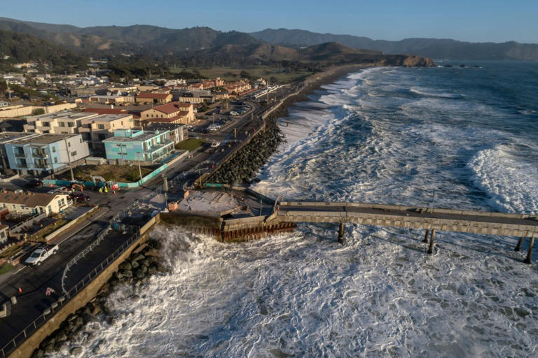 California woman dragged into the ocean as massive 'sneaker wave' strikes