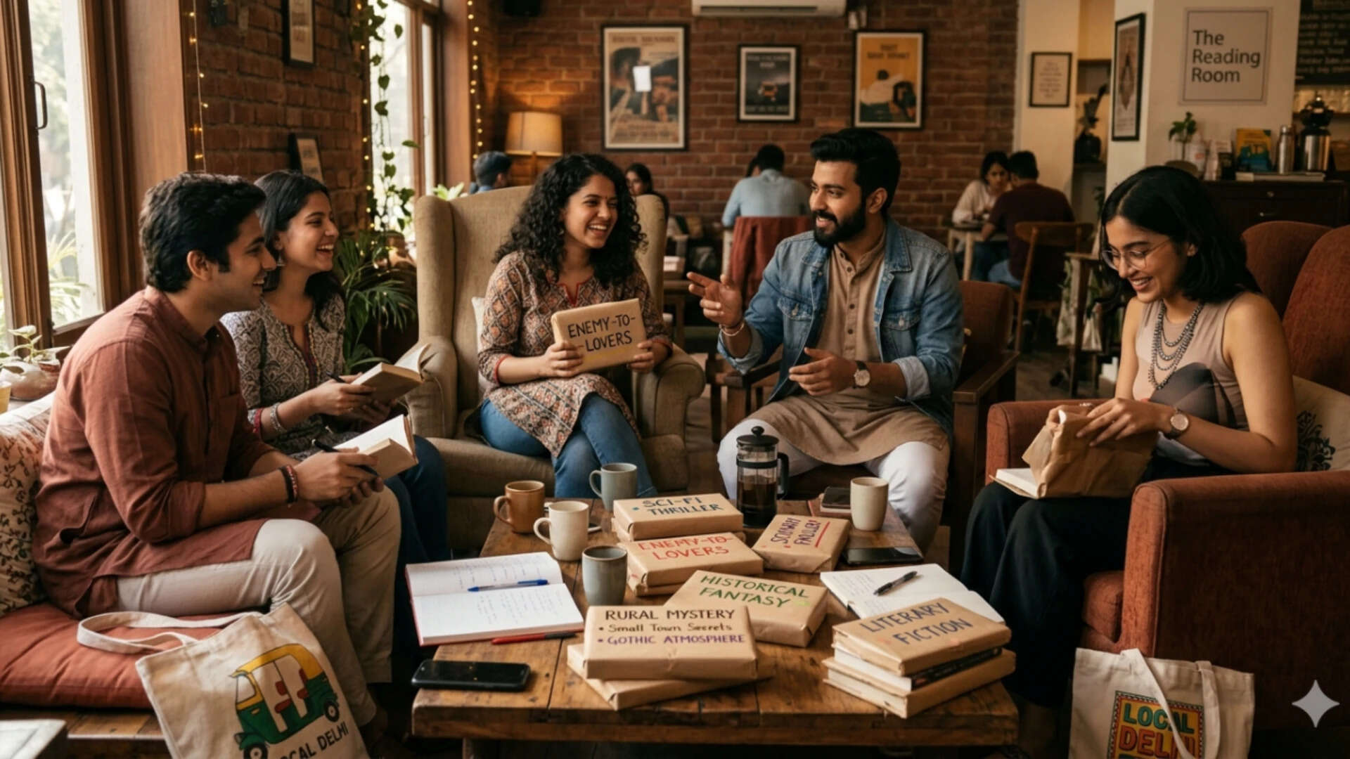 Blind date with a book: Find your next read without judging the cover
