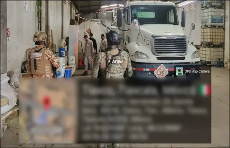 La Marina llegó a dos inmuebles en Tlaxcala y encontró algo más que droga