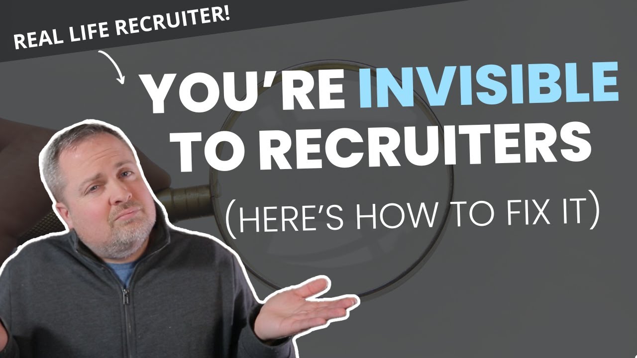 Why you aren't getting job interviews and how to fix it
