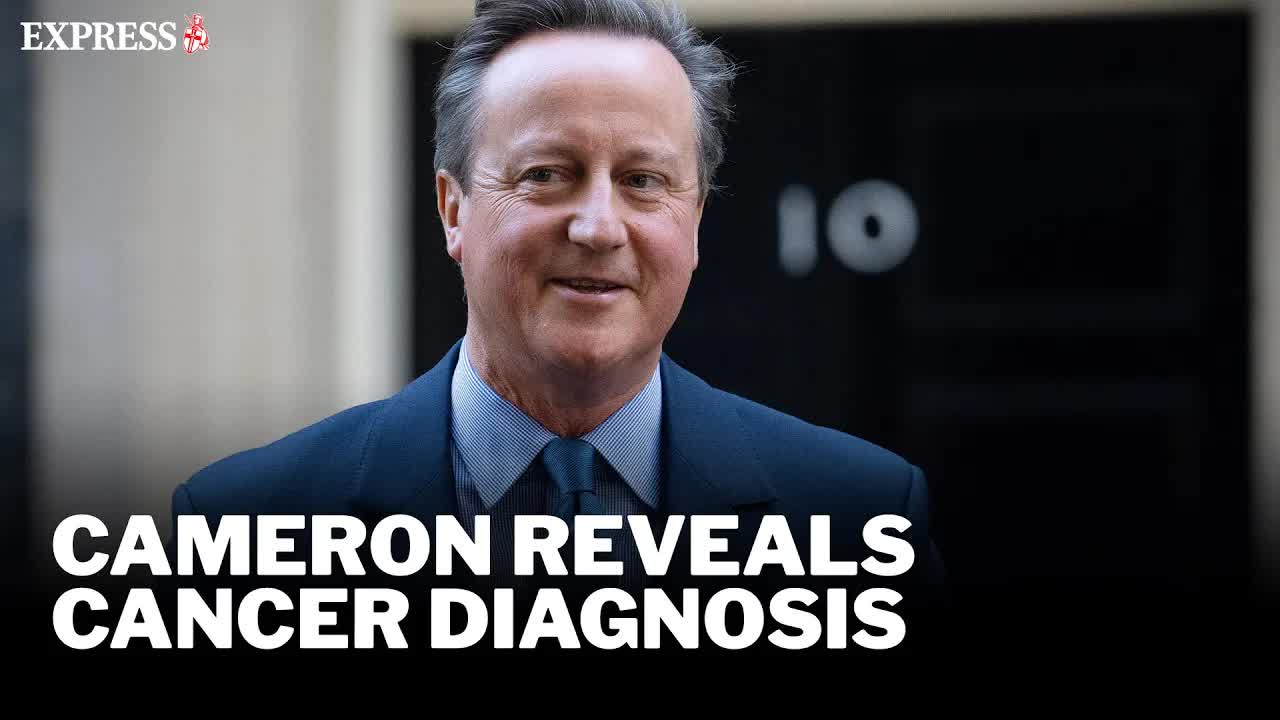 David Cameron reveals prostate cancer diagnosis