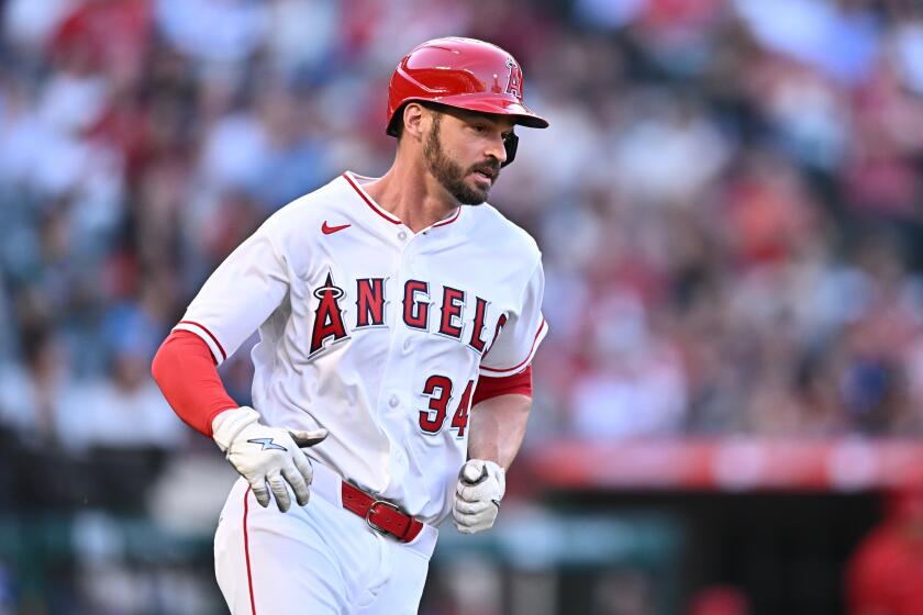 Trey Mancini has three hits in Angels debut, a loss to Astros