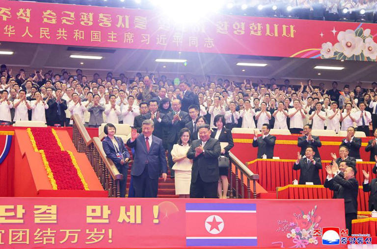 North Korean, Chinese leaders agree to boost ties at Pyongyang summit