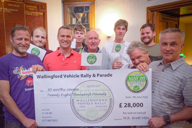 Vehicle rally shares out £28,000 with local groups and charities