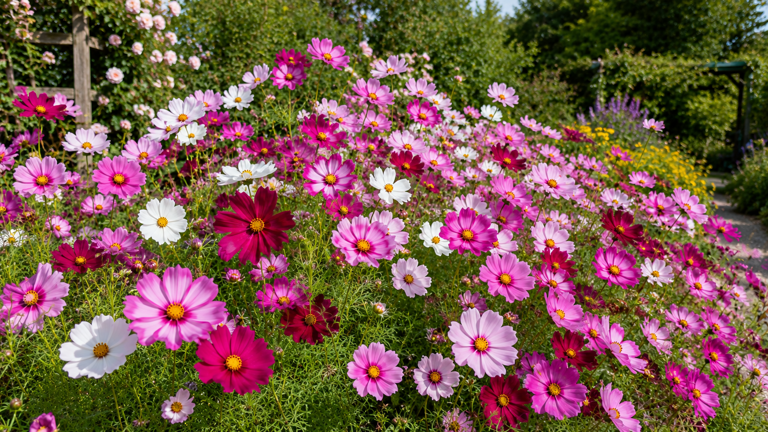 Cosmos the easy annual that rewards you with masses of flowers