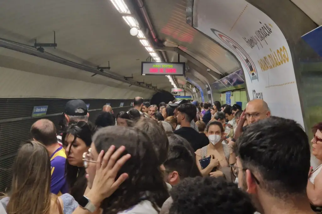 Sofocos y "un infierno" en el interior del Metro de Madrid mientras ...