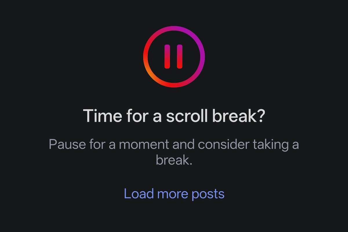 Instagram adds scroll break feature
