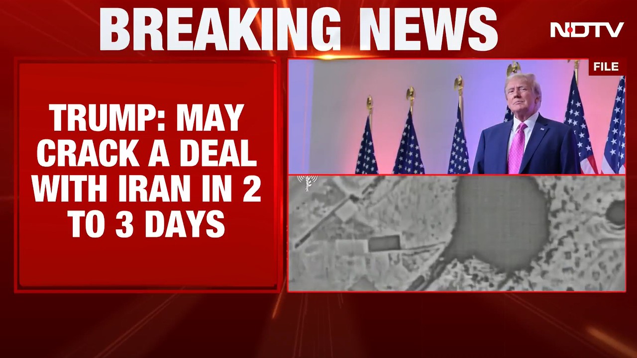 US Iran war latest news | 'Good chance of a deal': Trump signals Iran ...