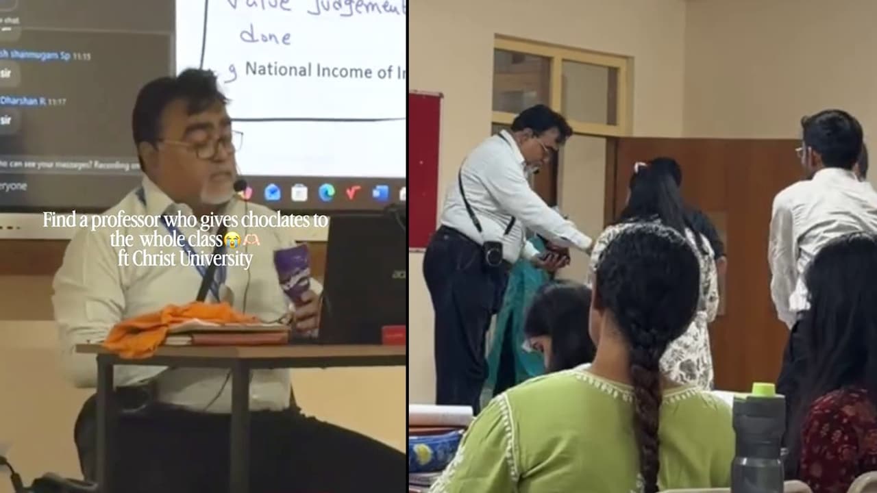 Bengaluru: Christ University professor wins hearts by ending class with ...