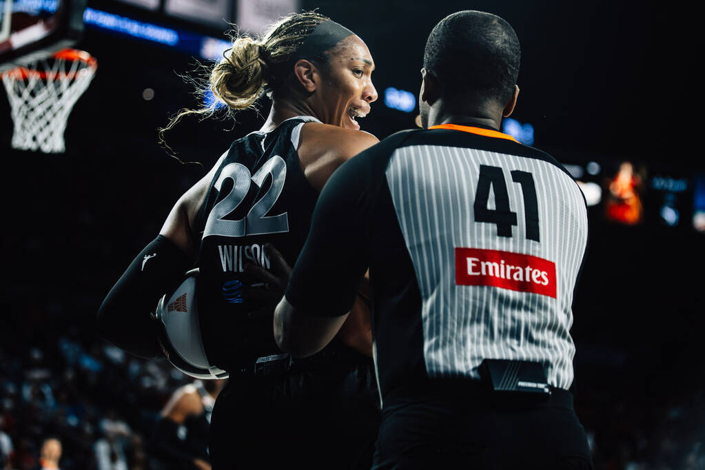 Wilson’s 34 points lift Aces over Storm for fourth straight win