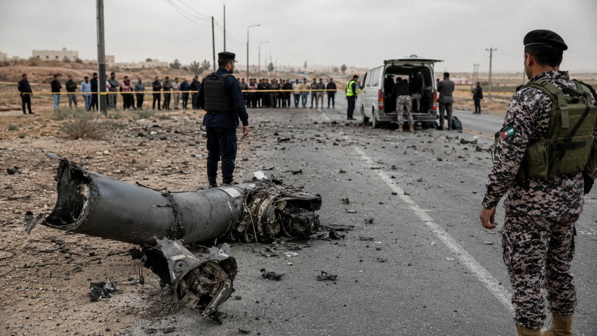 Debris falls in Jordan after Iranian missiles aimed at Israel are ...
