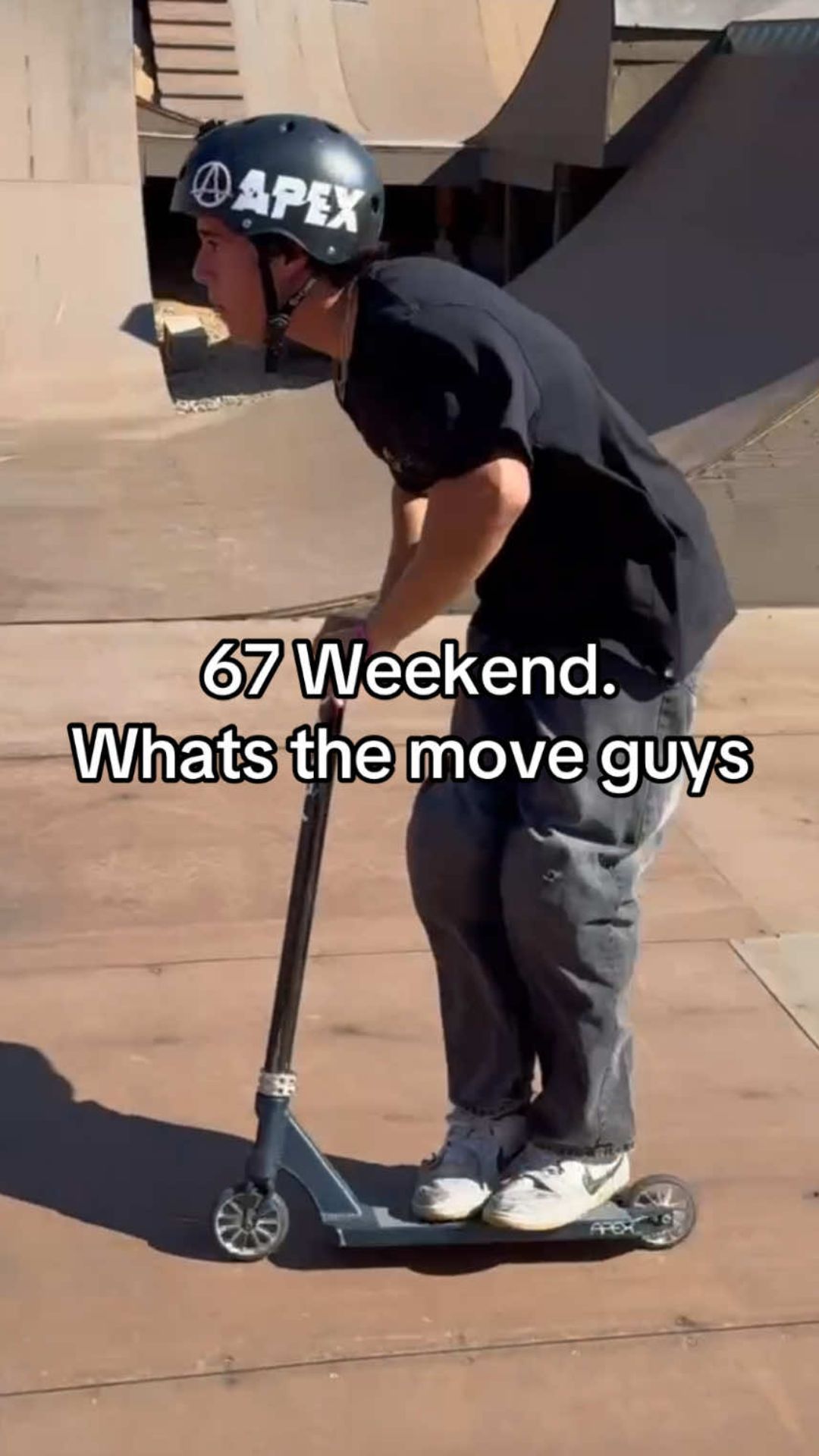 Weekend scooter tricks: What’s the move at 67 ramp