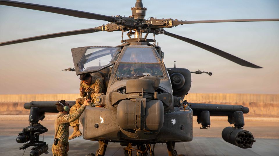 Drone rescues two US crew members after Apache helicopter went down