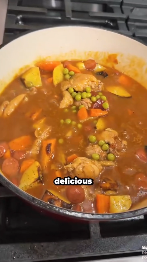 Filipino afritada meets Korean dakdoritang
