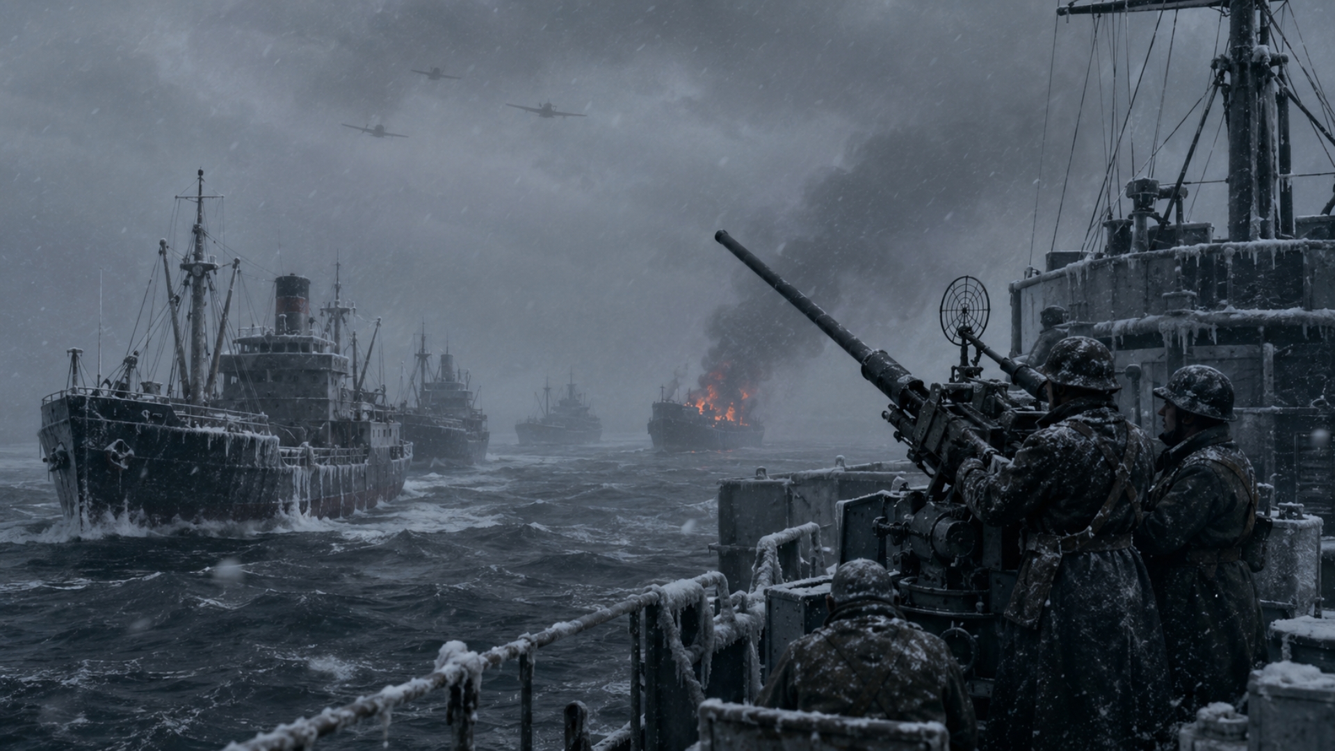 The frozen convoys that helped keep Russia in the war