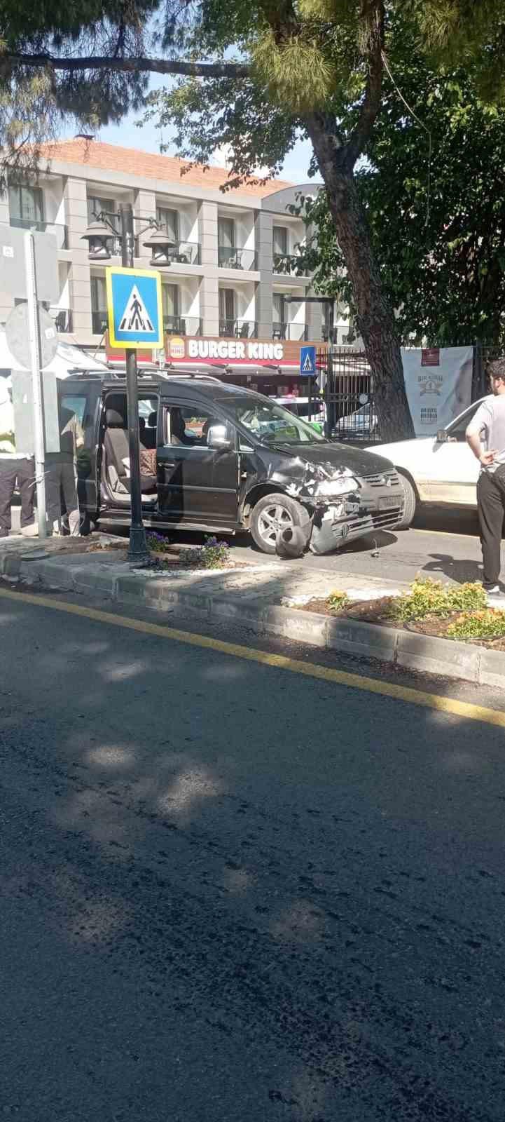 Menteşe’de trafik kazası: 1 yaralı