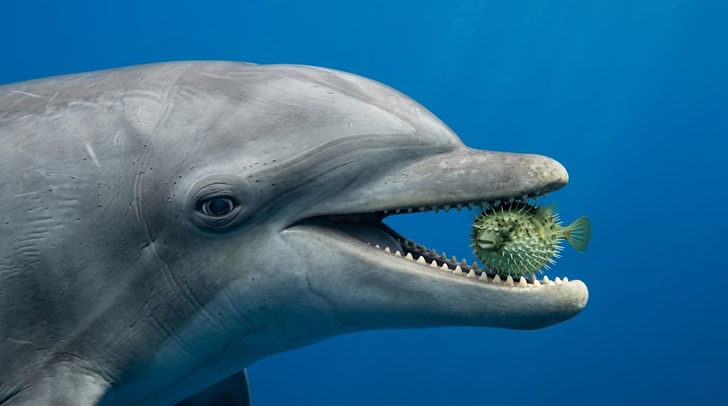 This fish can kill 30 humans but dolphins use it for fun