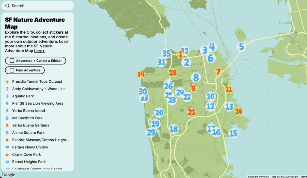 San Francisco launches nature adventure map to encourage outdoor ...
