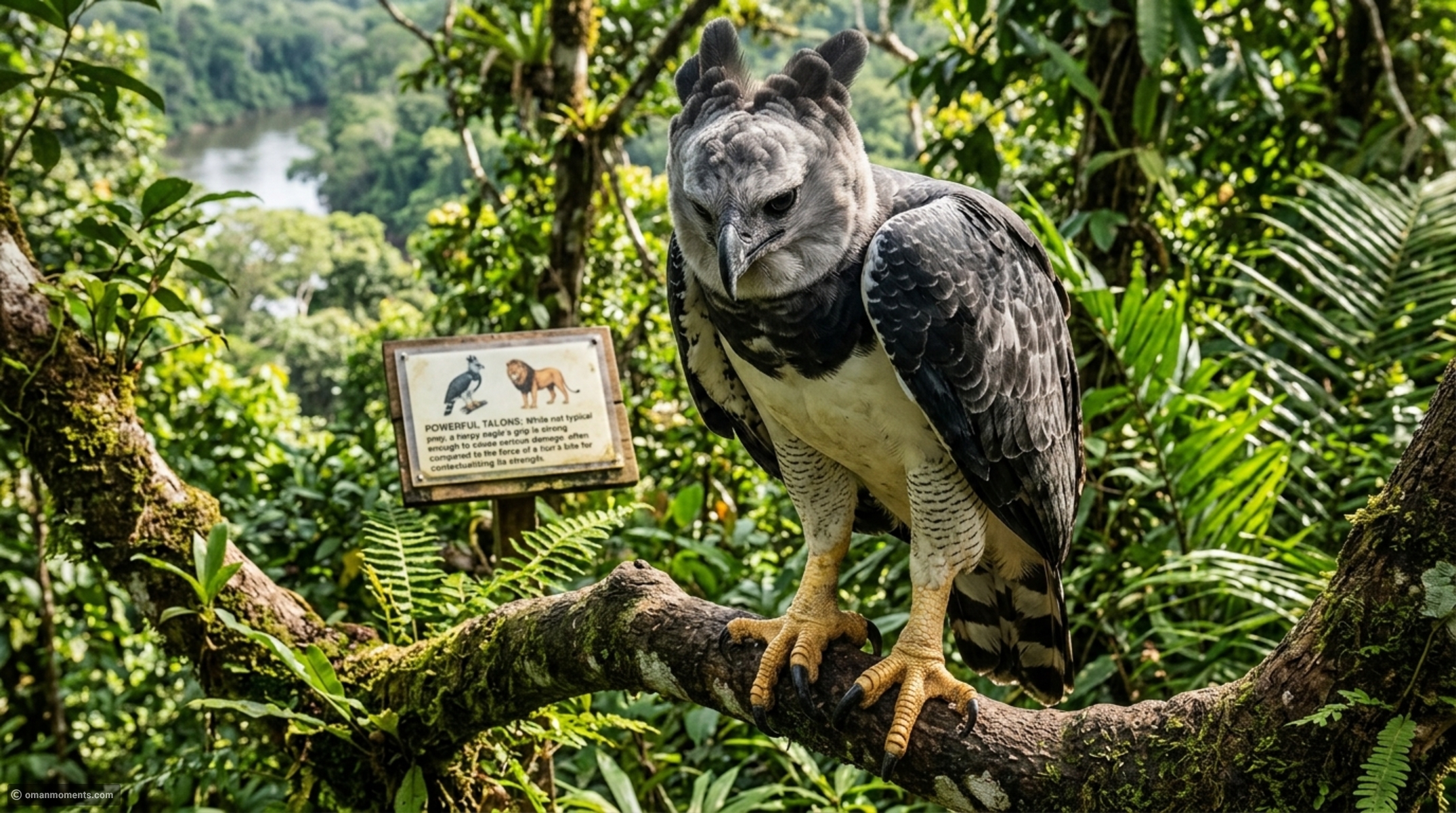 This bird has talons powerful enough to take down a lion