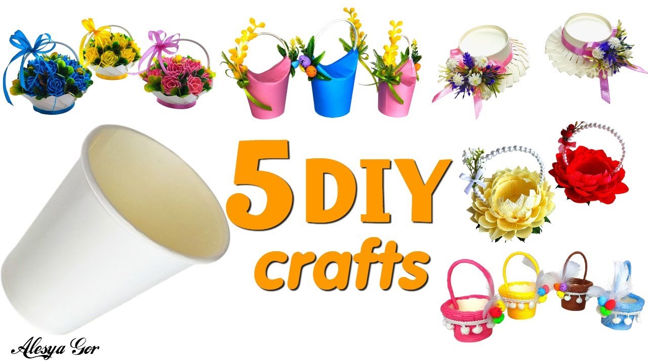 Top 5 creative paper cup craft ideas