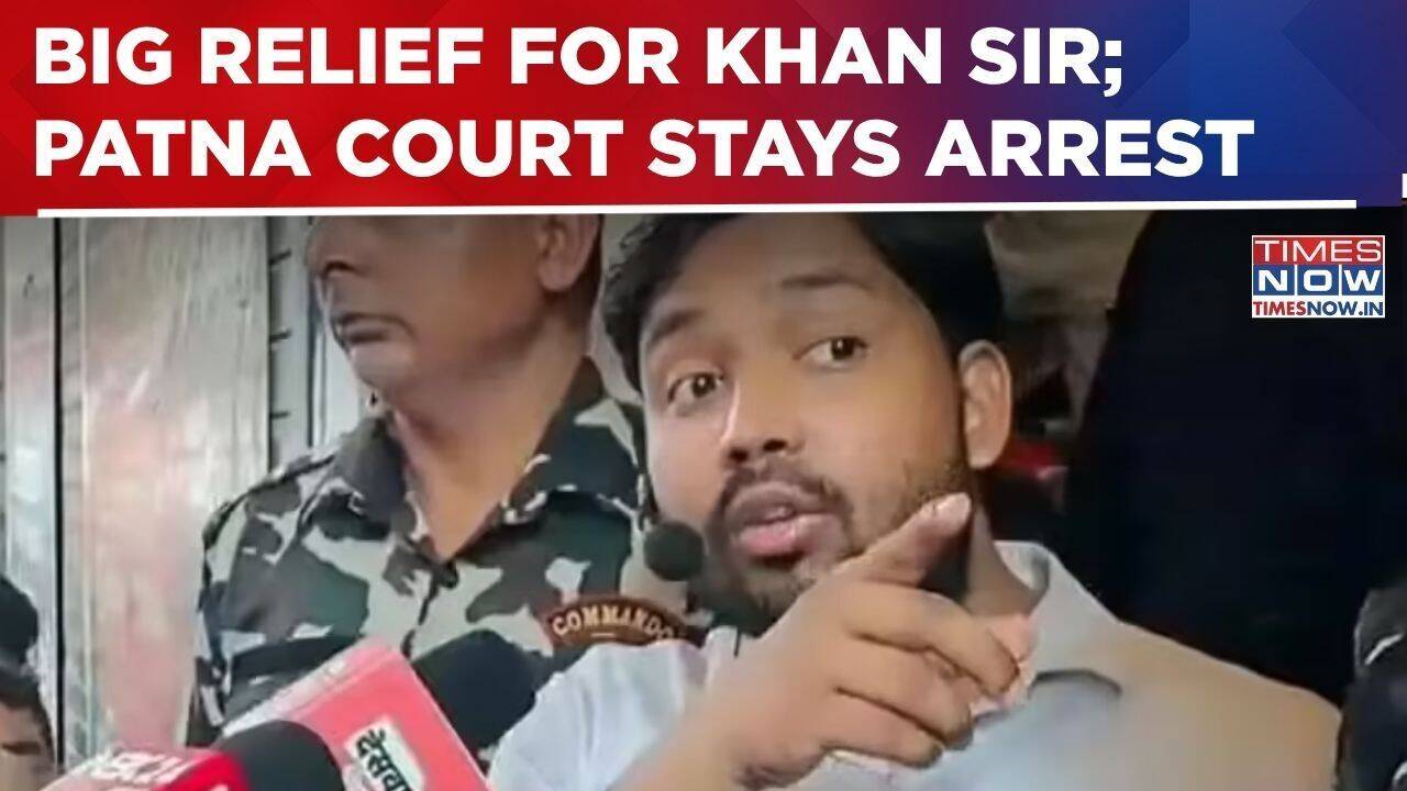 Patna court stays educator Khan Sir's arrest in coaching institute ...