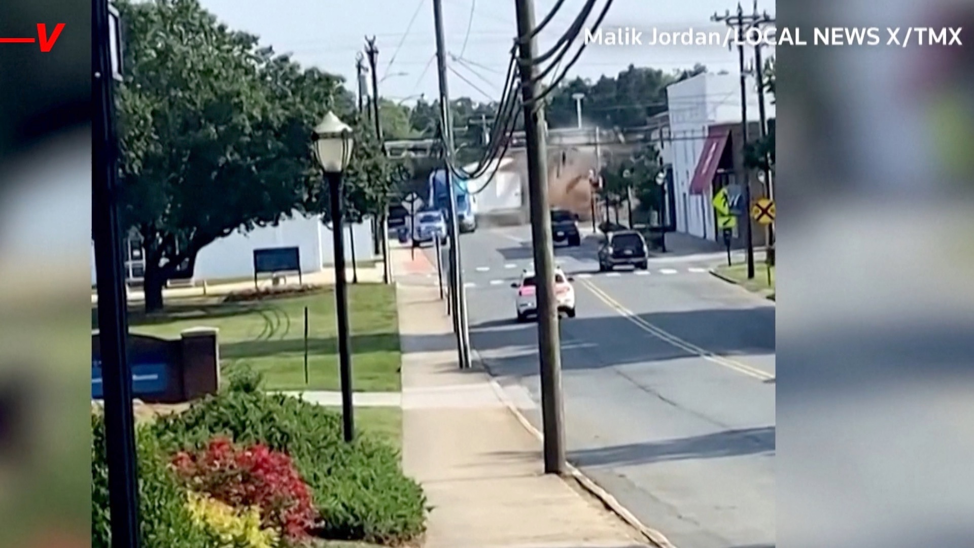 North Carolina freight train collides with semi-trailer in Wingate ...
