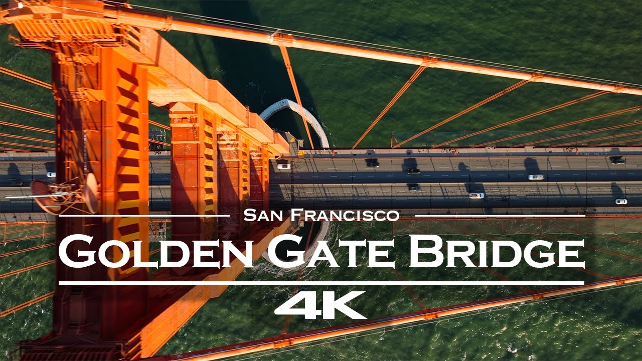 Golden Gate Bridge 4K drone tour over San Francisco