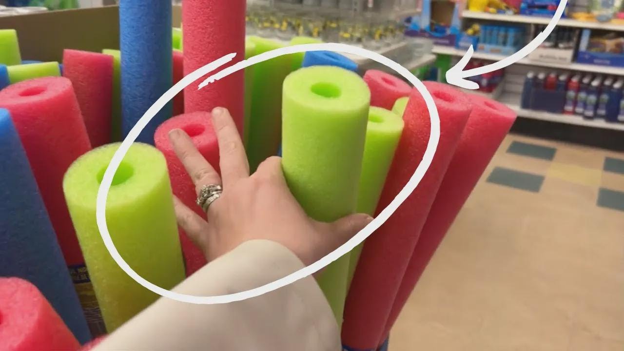 Schnapp dir eine grüne Poolnudel vom Discounter – dieser Trick haut ...